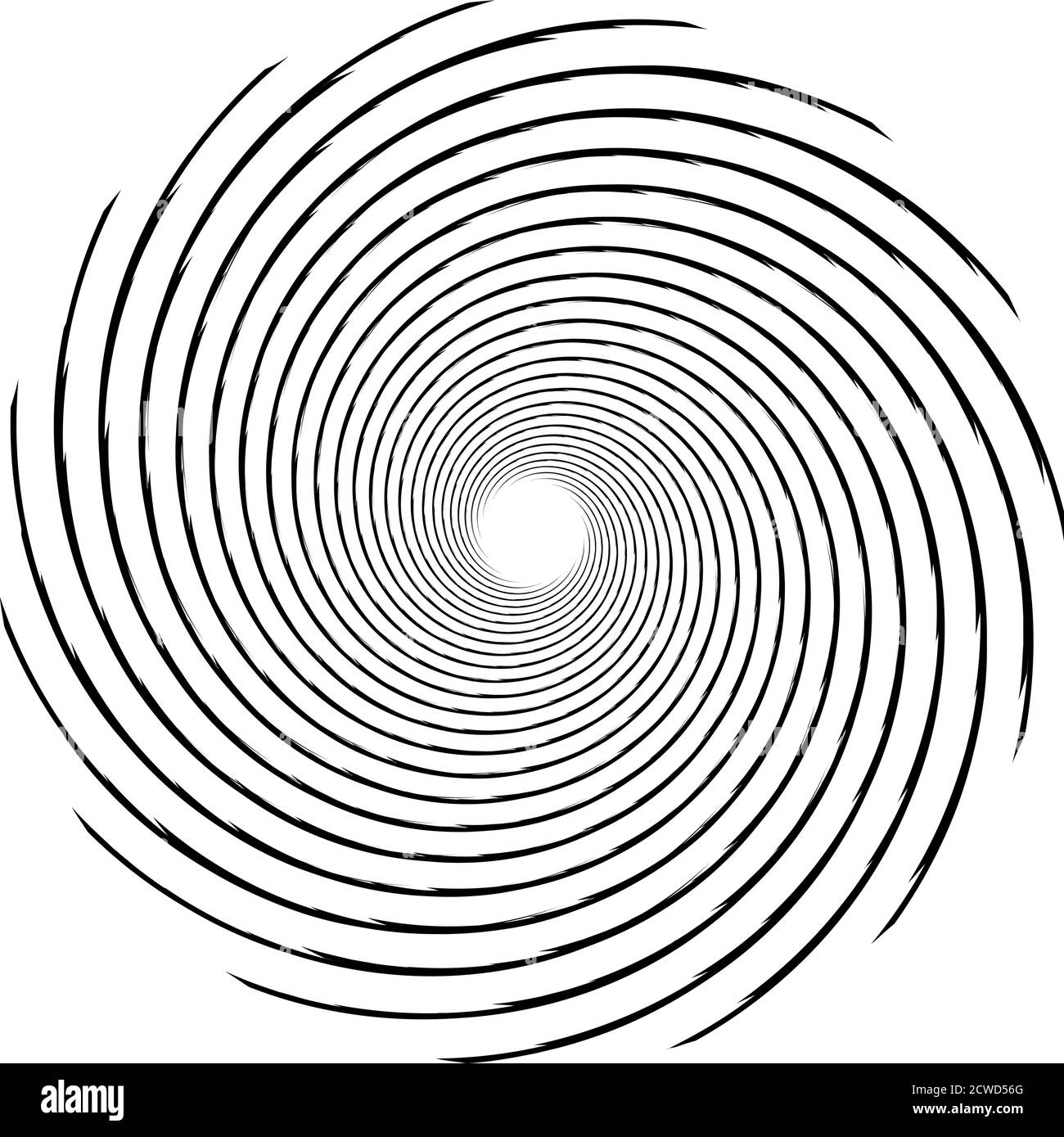 Spiral, twist radial swirl, twirl circular vector illustration. Revolve ...