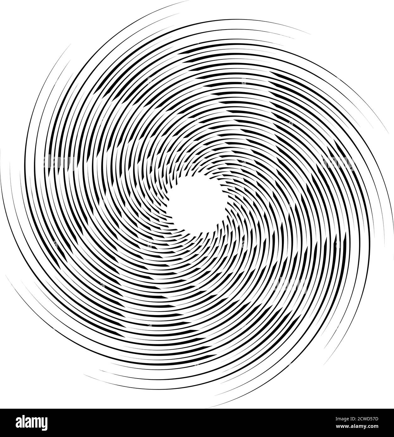 Spiral, twist radial swirl, twirl circular vector illustration. Revolve ...