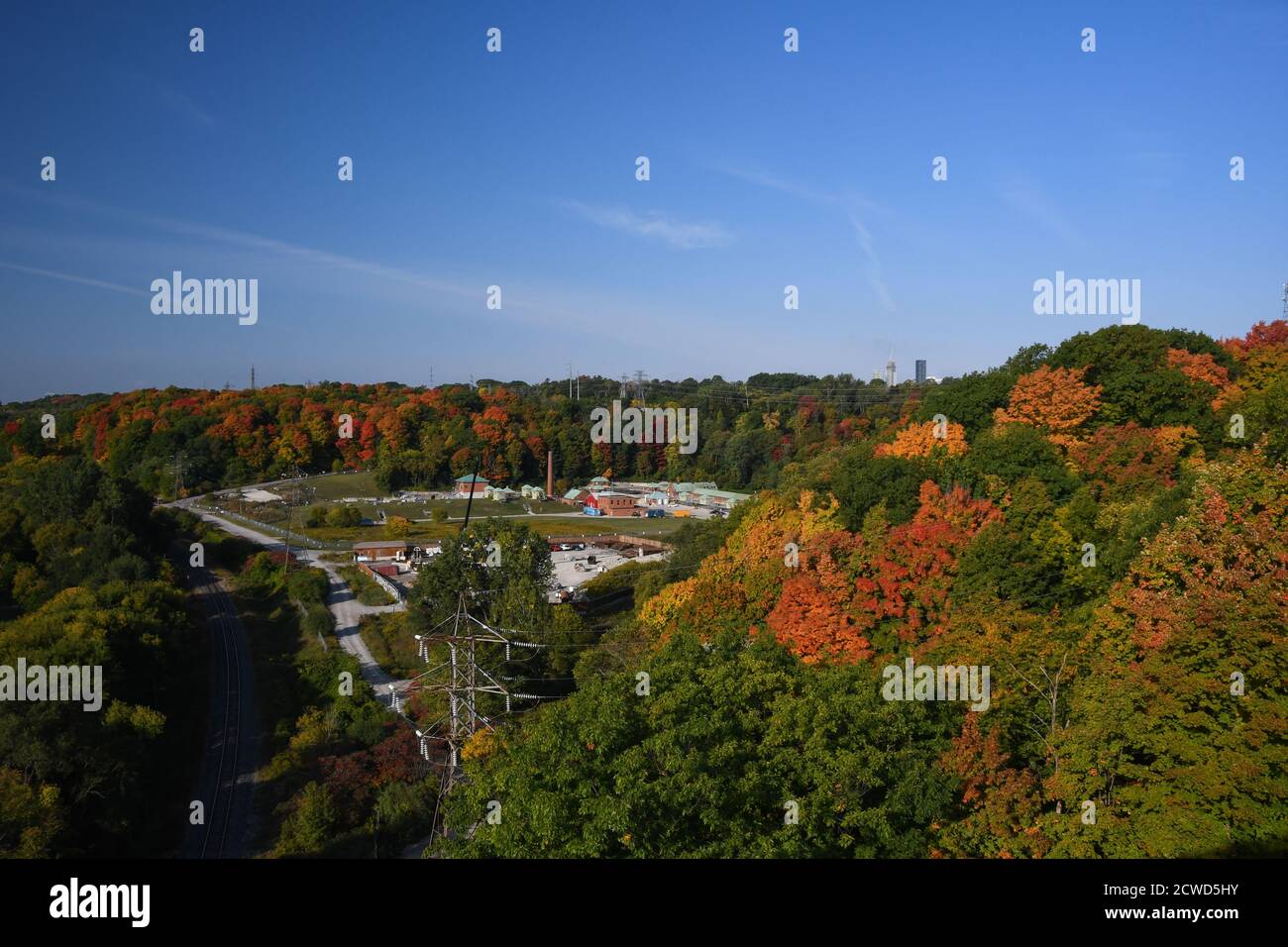 Toronto Skyline in Fall Stock Photo - Alamy