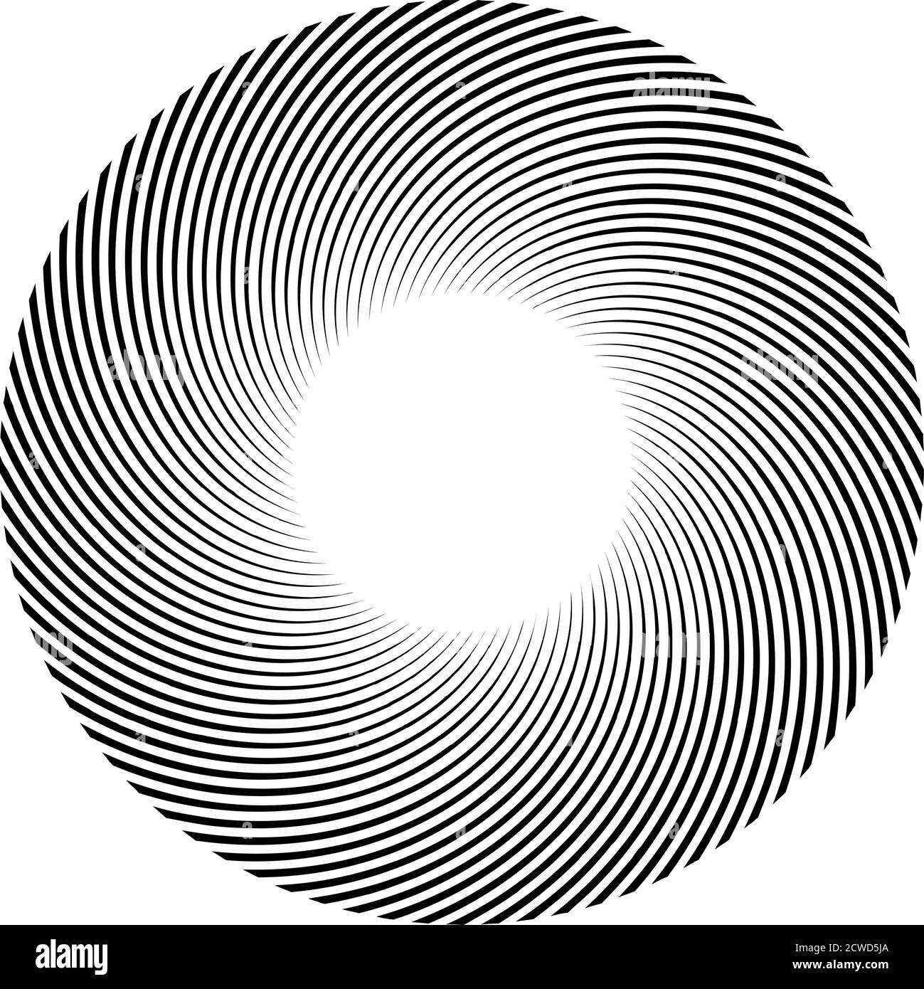Spiral, twist radial swirl, twirl circular vector illustration. Revolve ...