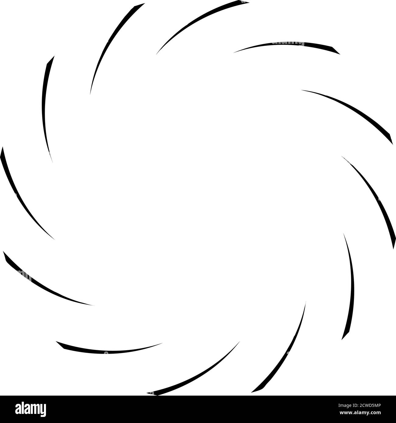 Spiral, twist radial swirl, twirl circular vector illustration. Revolve ...