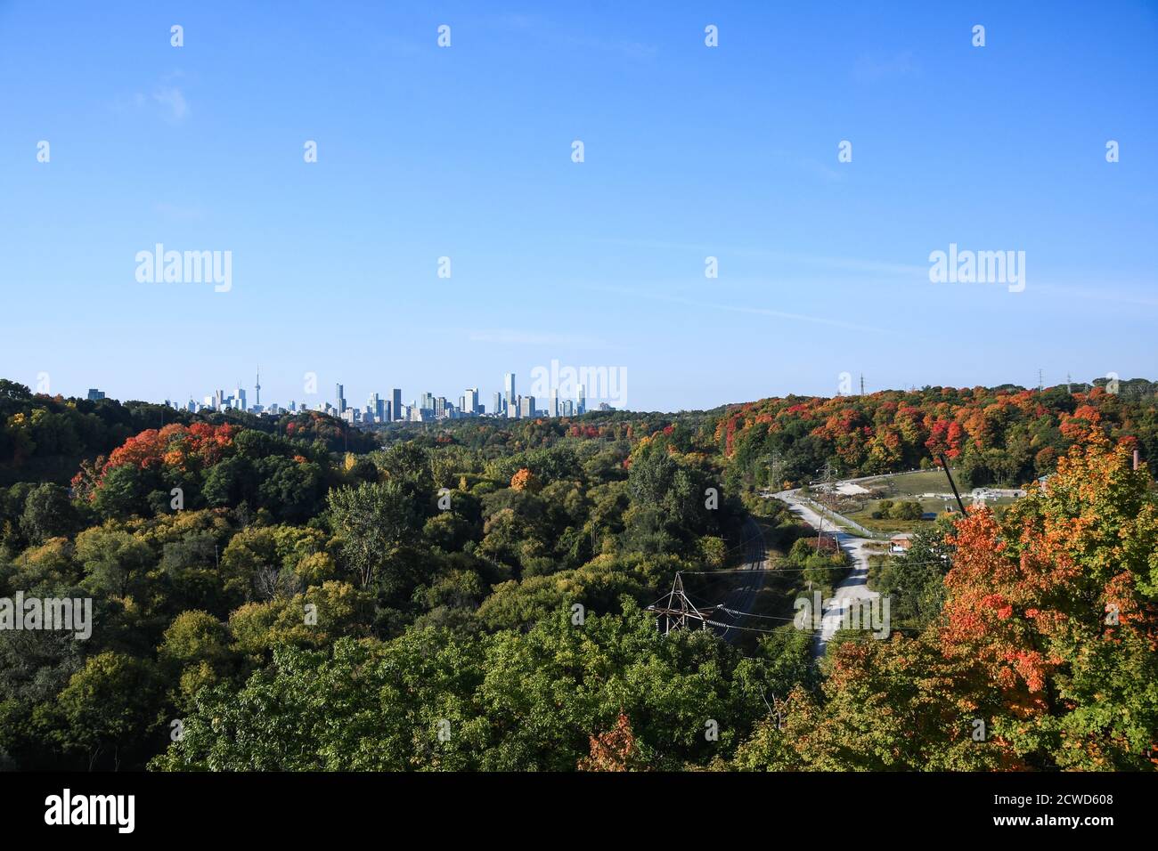Toronto Skyline in Fall Stock Photo - Alamy