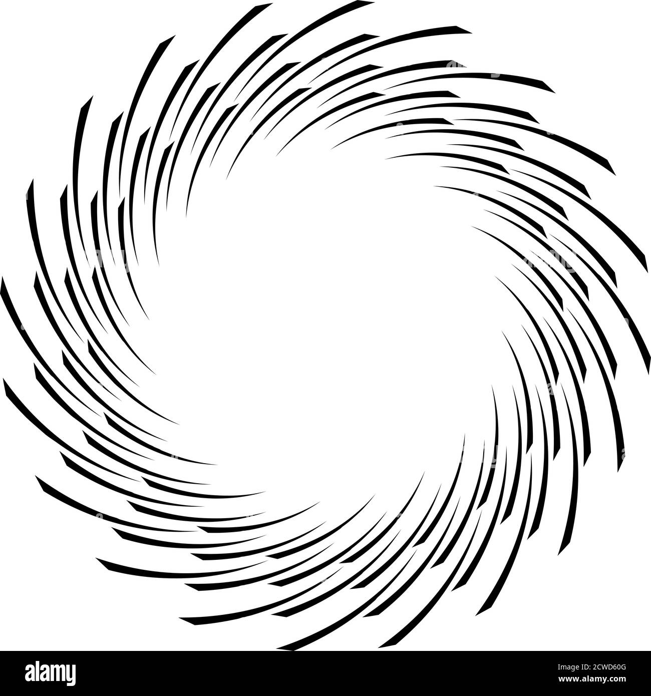 Spiral, twist radial swirl, twirl circular vector illustration. Revolve ...