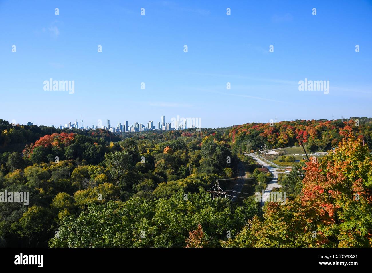 Toronto Skyline in Fall Stock Photo - Alamy