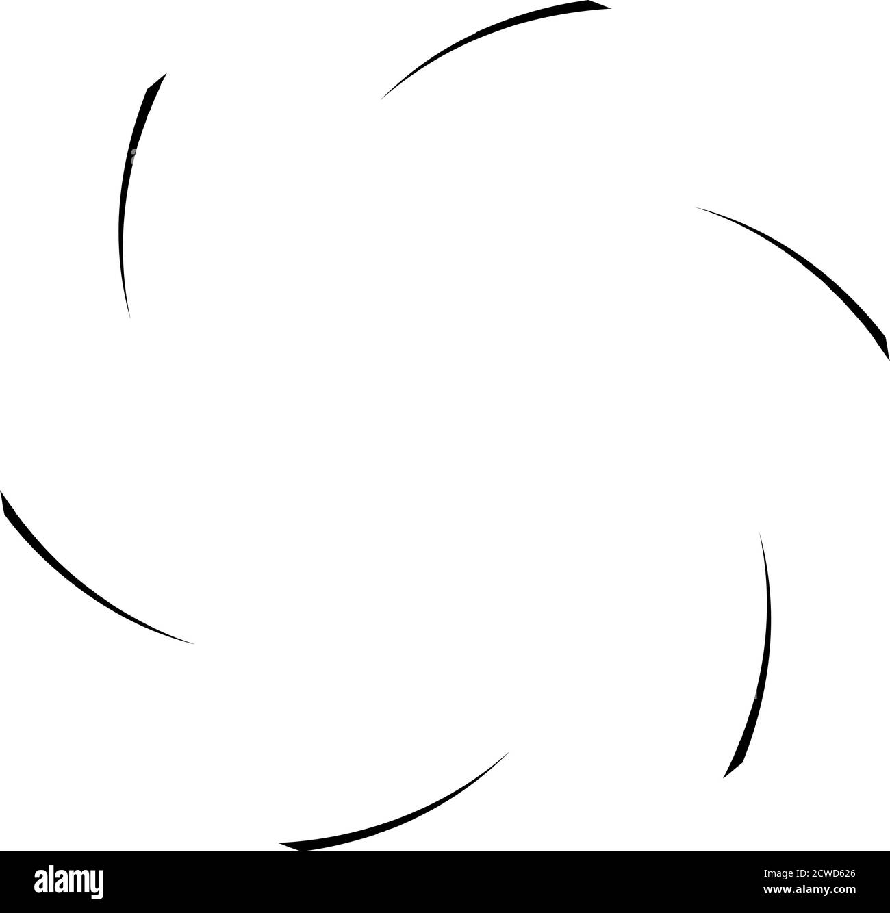 Spiral, twist radial swirl, twirl circular vector illustration. Revolve ...