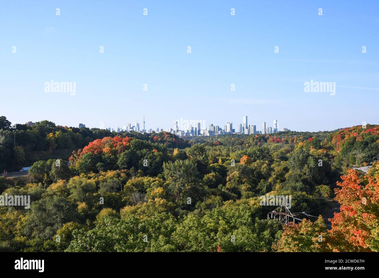 Toronto Skyline in Fall Stock Photo - Alamy