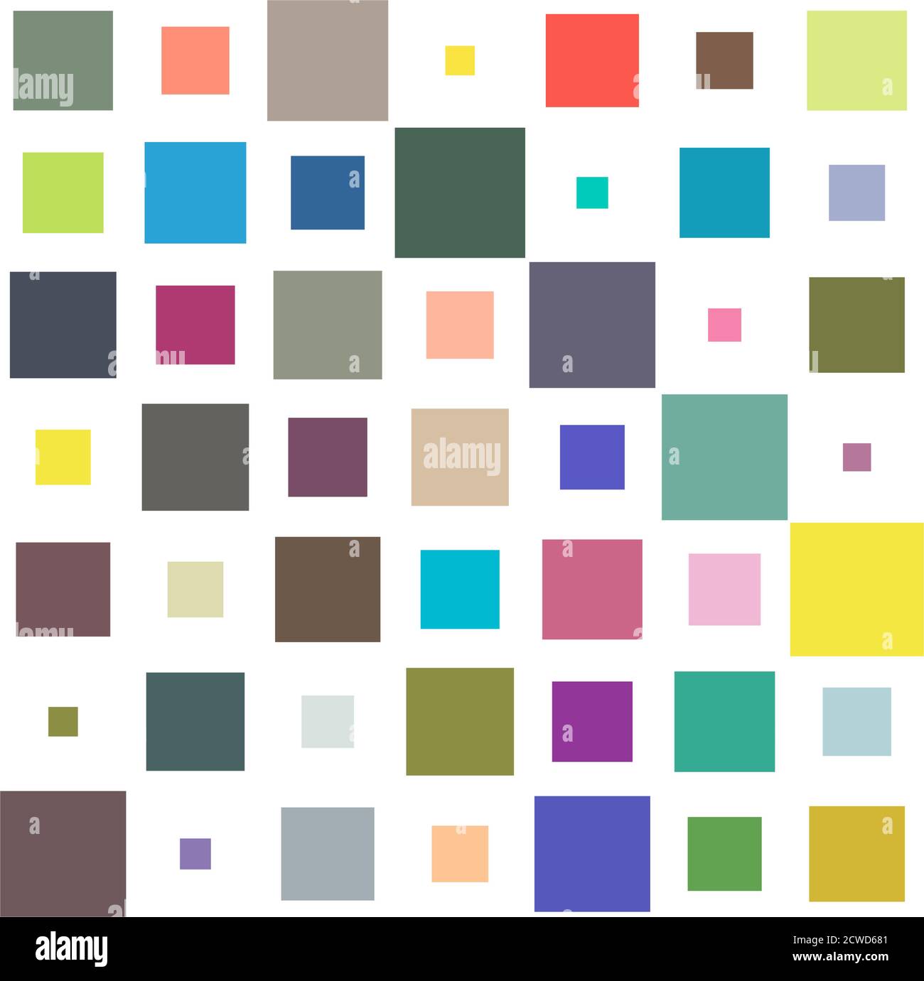 7x7 cube, square geometric arrangement. Square illustration Stock ...