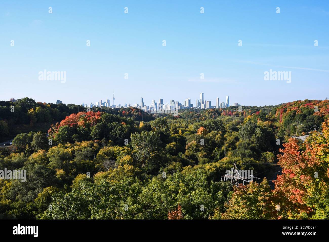 Toronto Skyline in Fall Stock Photo - Alamy