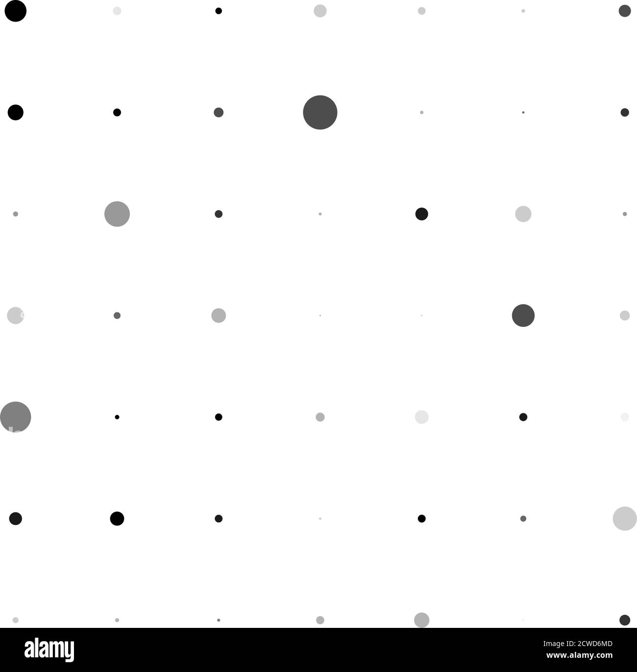 7x7 circles dots variation design. Dotted speckles, freckles. Circles ...