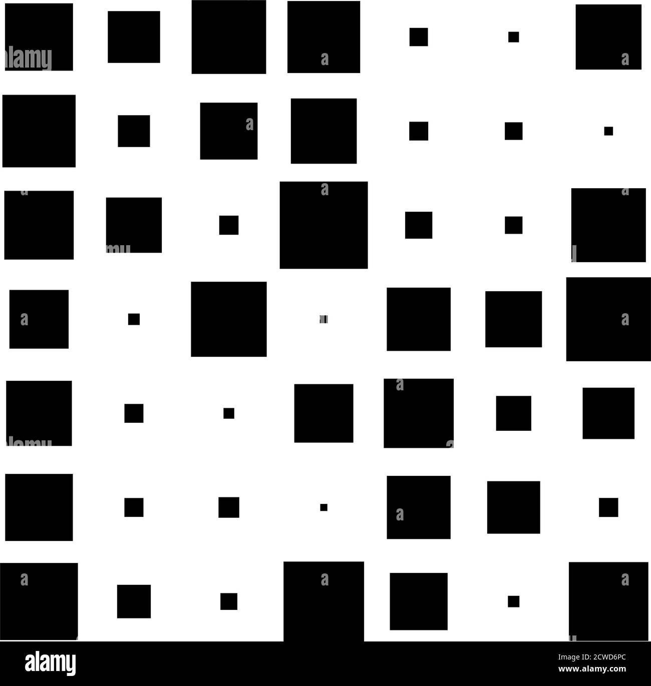 7x7 cube, square geometric arrangement. Square illustration Stock ...