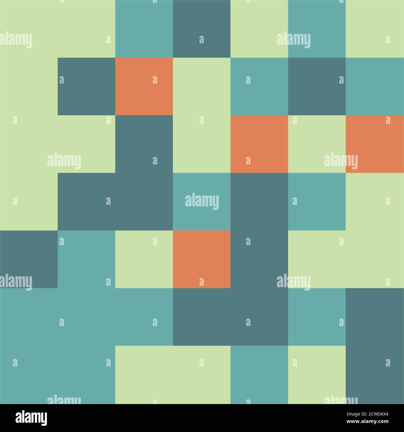 7x7 cube, square geometric arrangement. Square illustration Stock ...