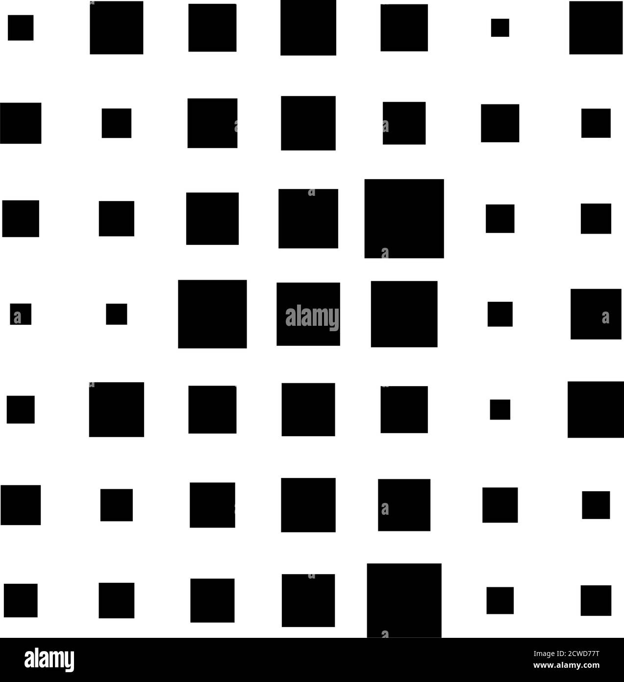 7x7 cube, square geometric arrangement. Square illustration Stock ...