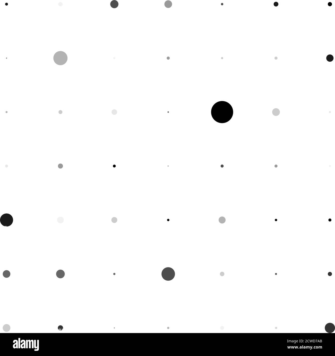 7x7 circles dots variation design. Dotted speckles, freckles. Circles ...