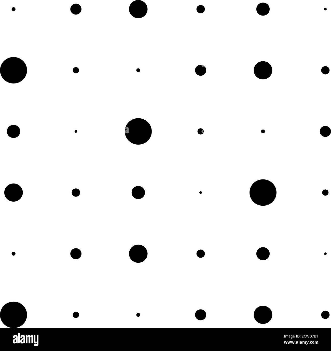6x6 circles dots variation design. Dotted speckles, freckles. Circles ...