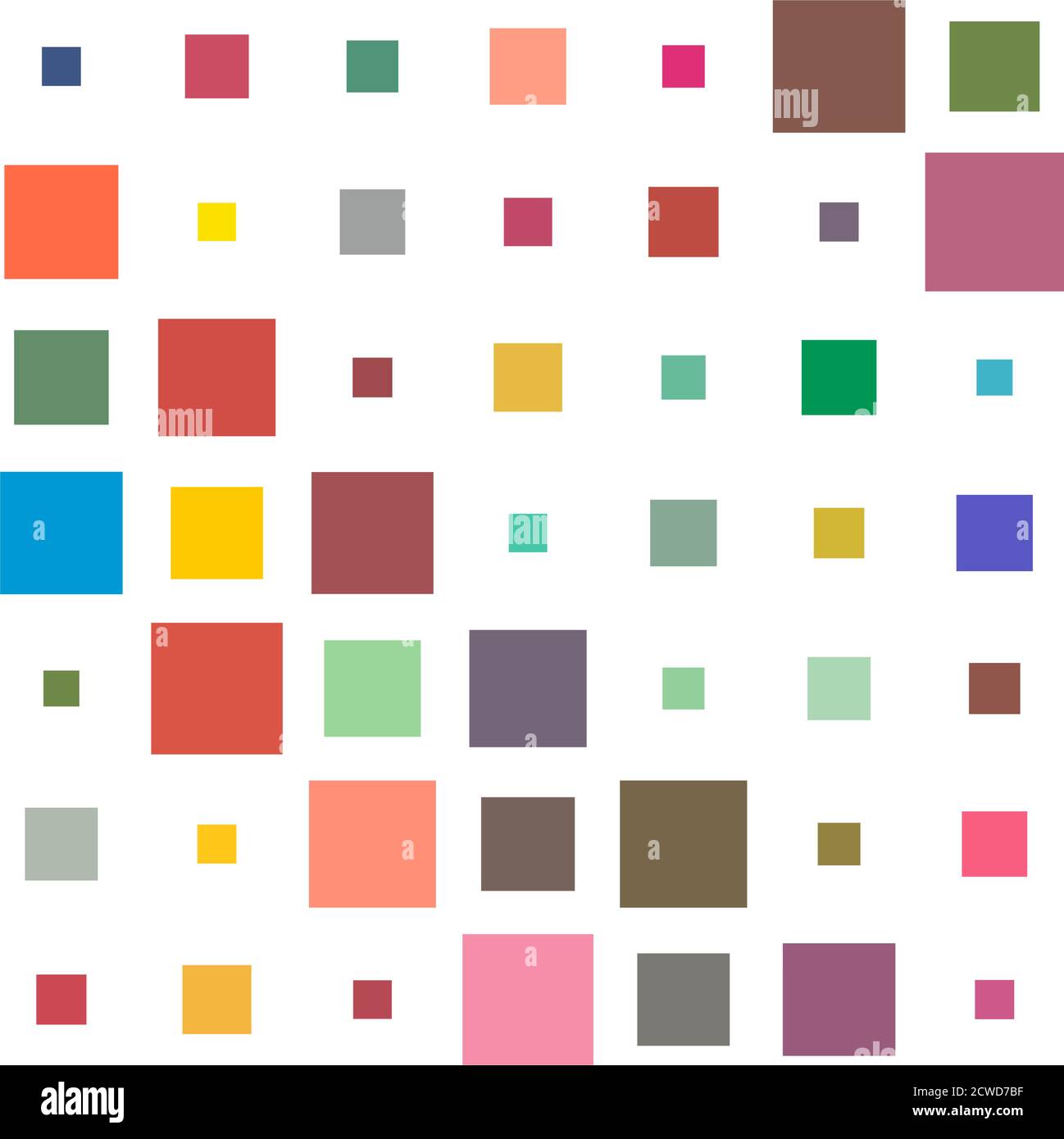 7x7 cube, square geometric arrangement. Square illustration Stock ...