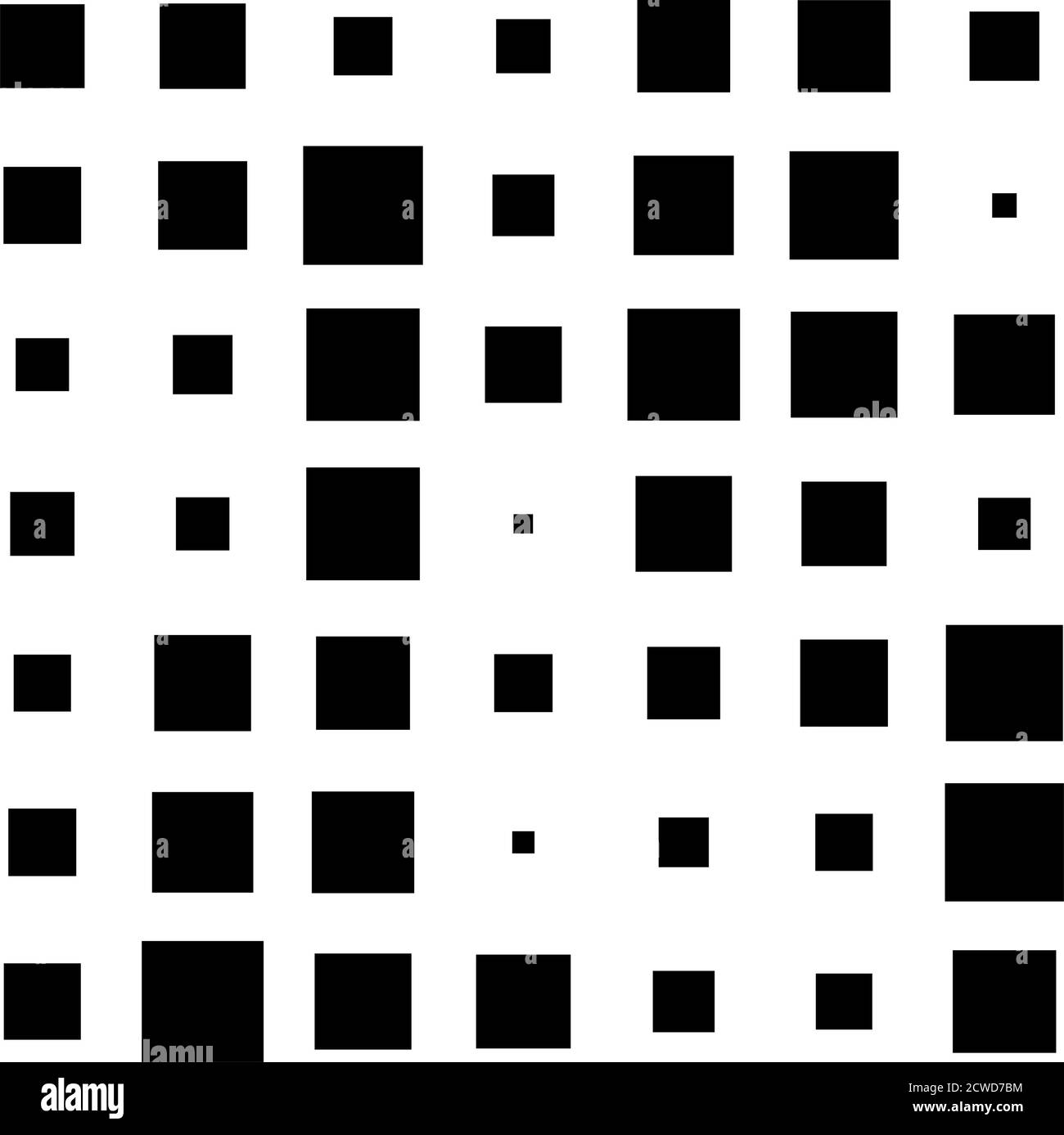 7x7 cube, square geometric arrangement. Square illustration Stock ...