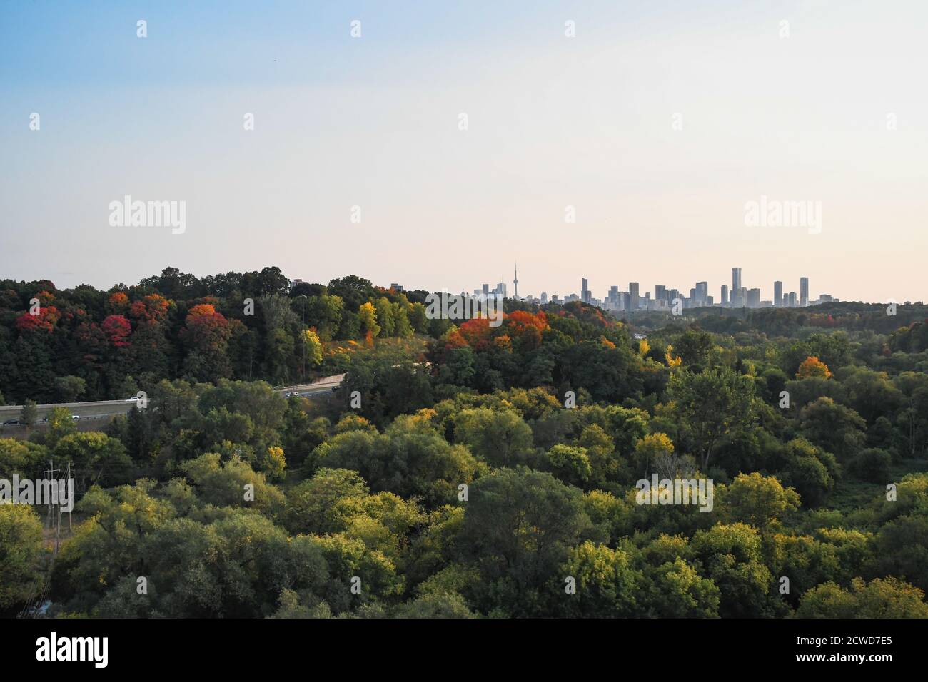 Toronto Skyline in Fall Stock Photo - Alamy