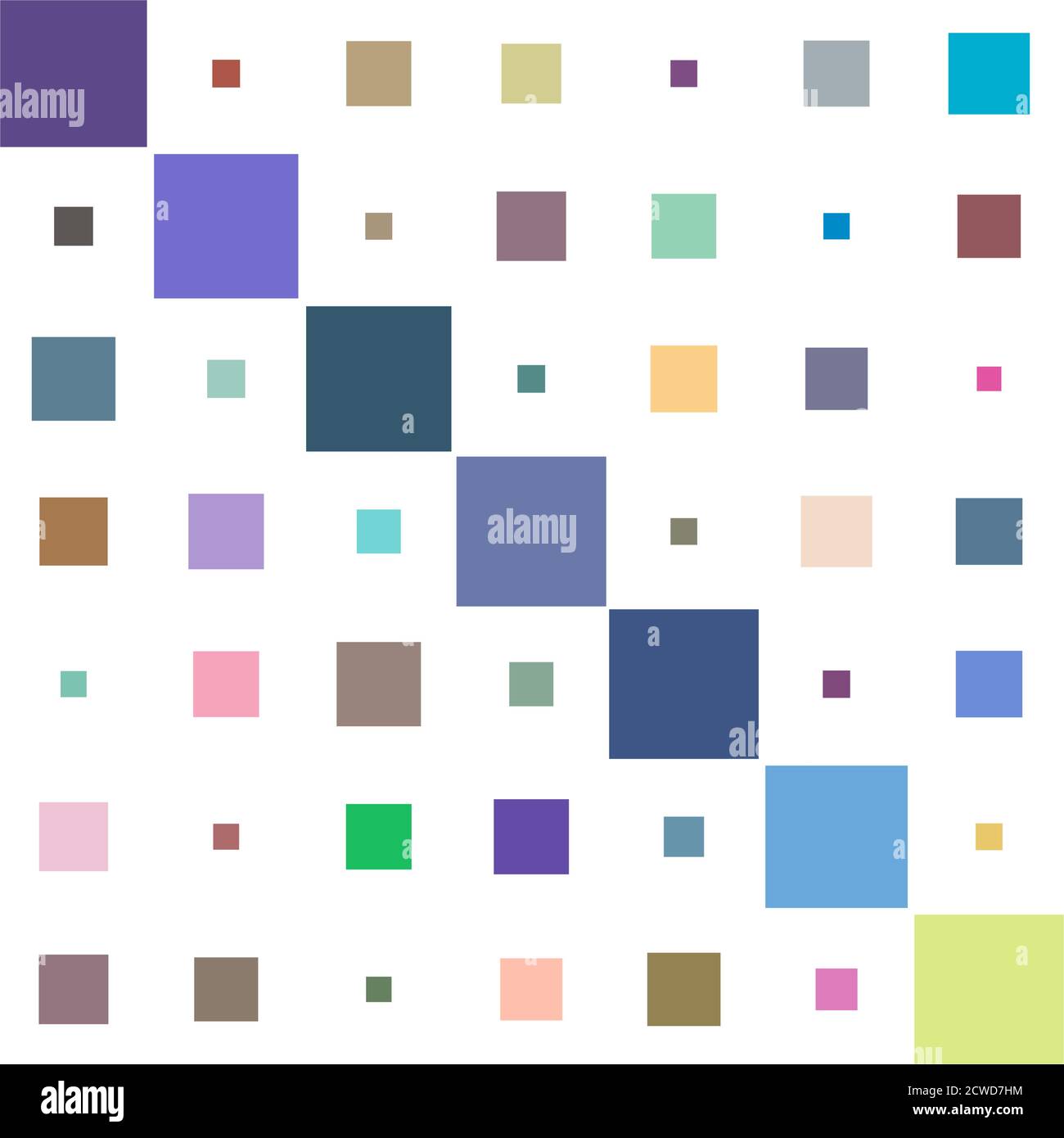 7x7 cube, square geometric arrangement. Square illustration Stock ...