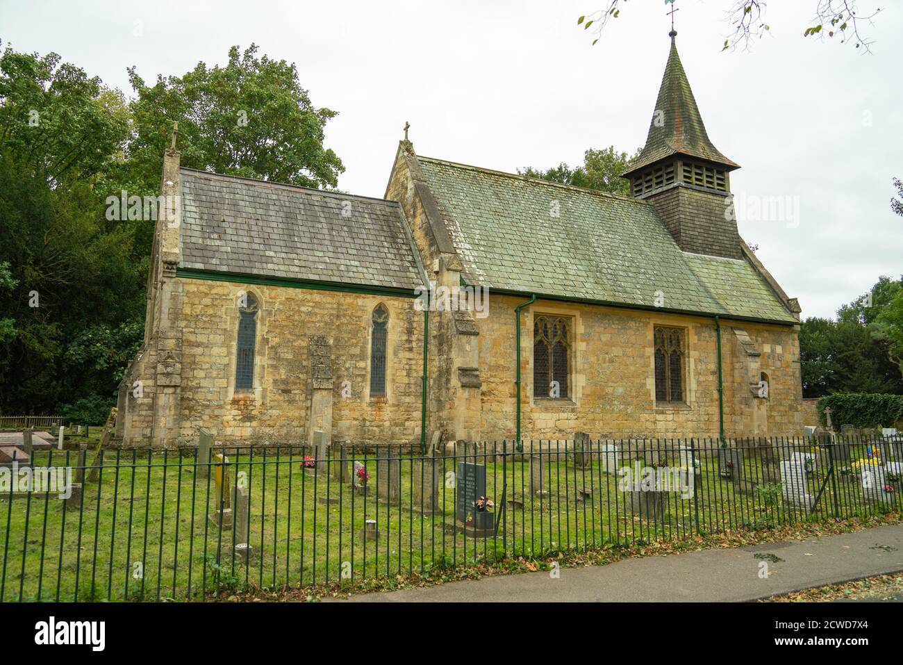 St Helens Church . Boultham Park Lincoln, Lincolnshire, woods, The ...