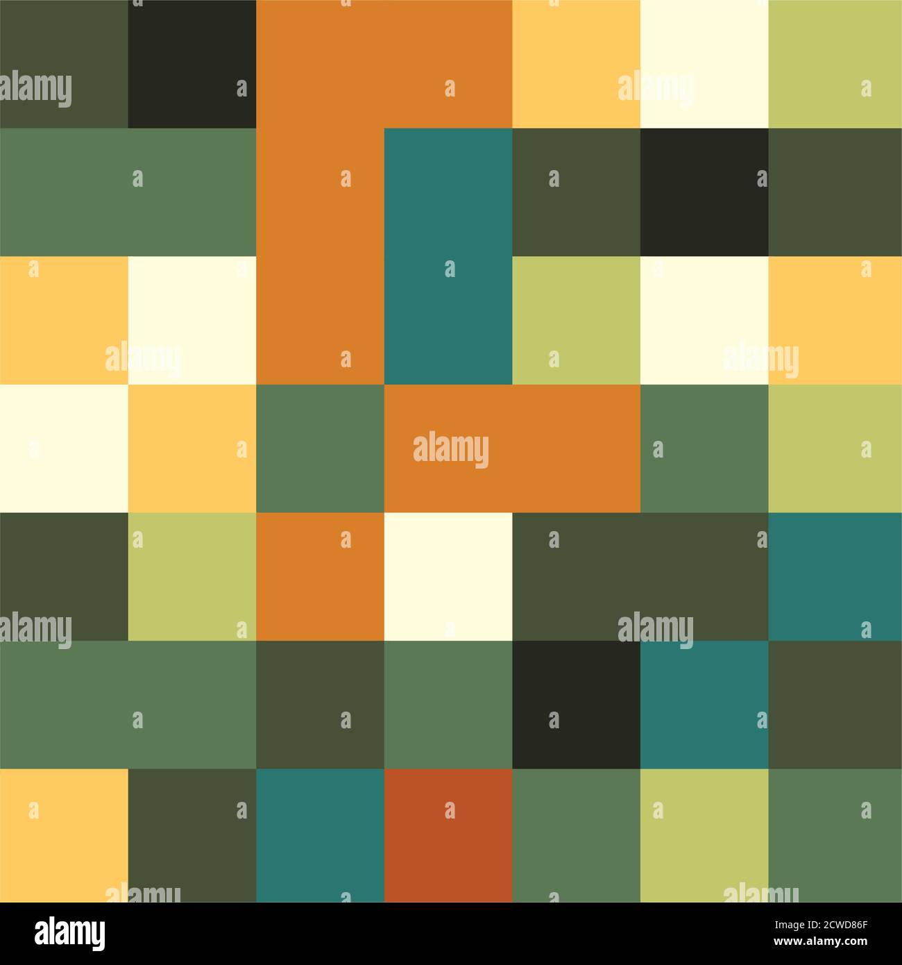7x7 cube, square geometric arrangement. Square illustration Stock ...