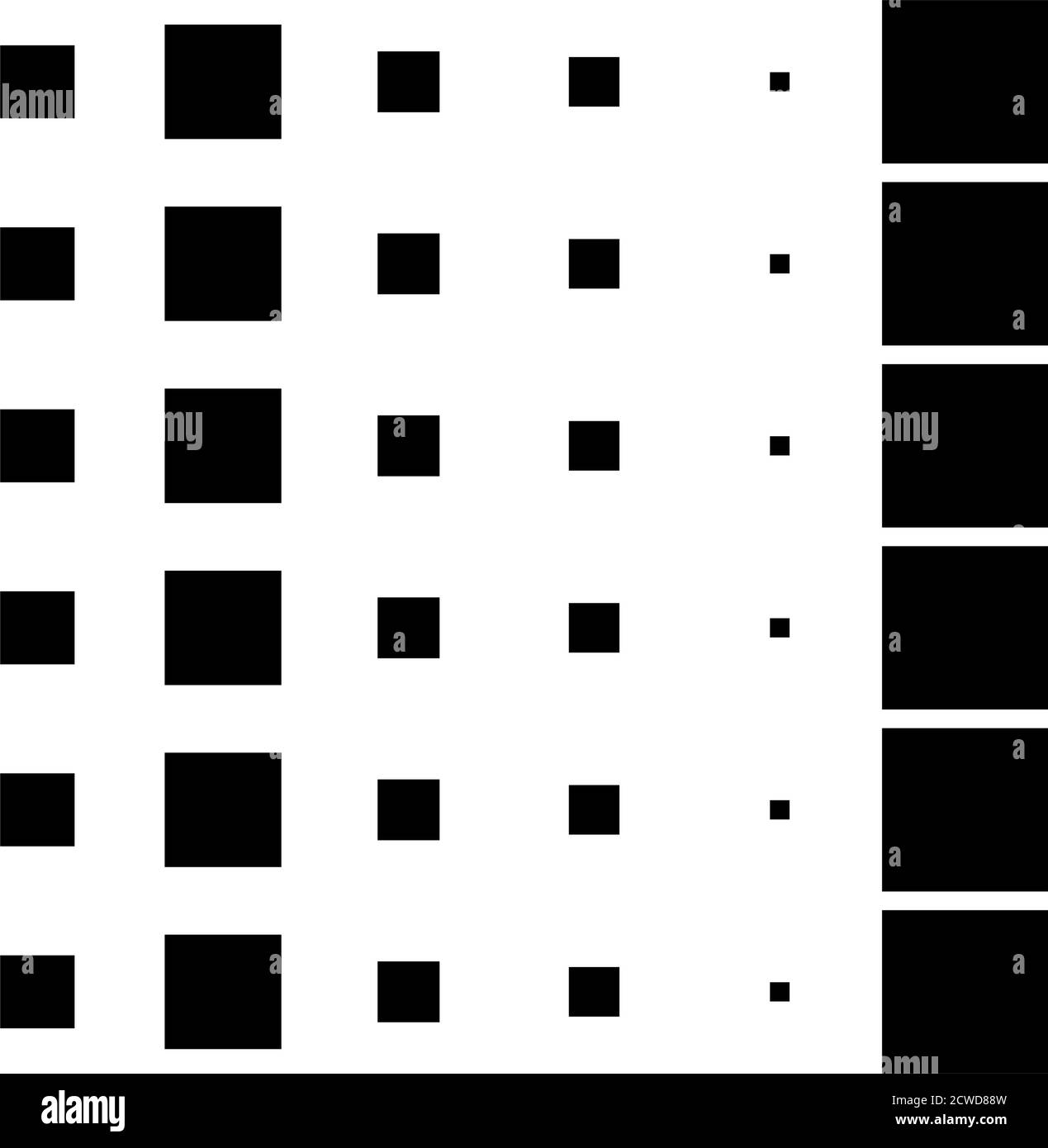 6x6 cube, square geometric arrangement. Square illustration Stock ...