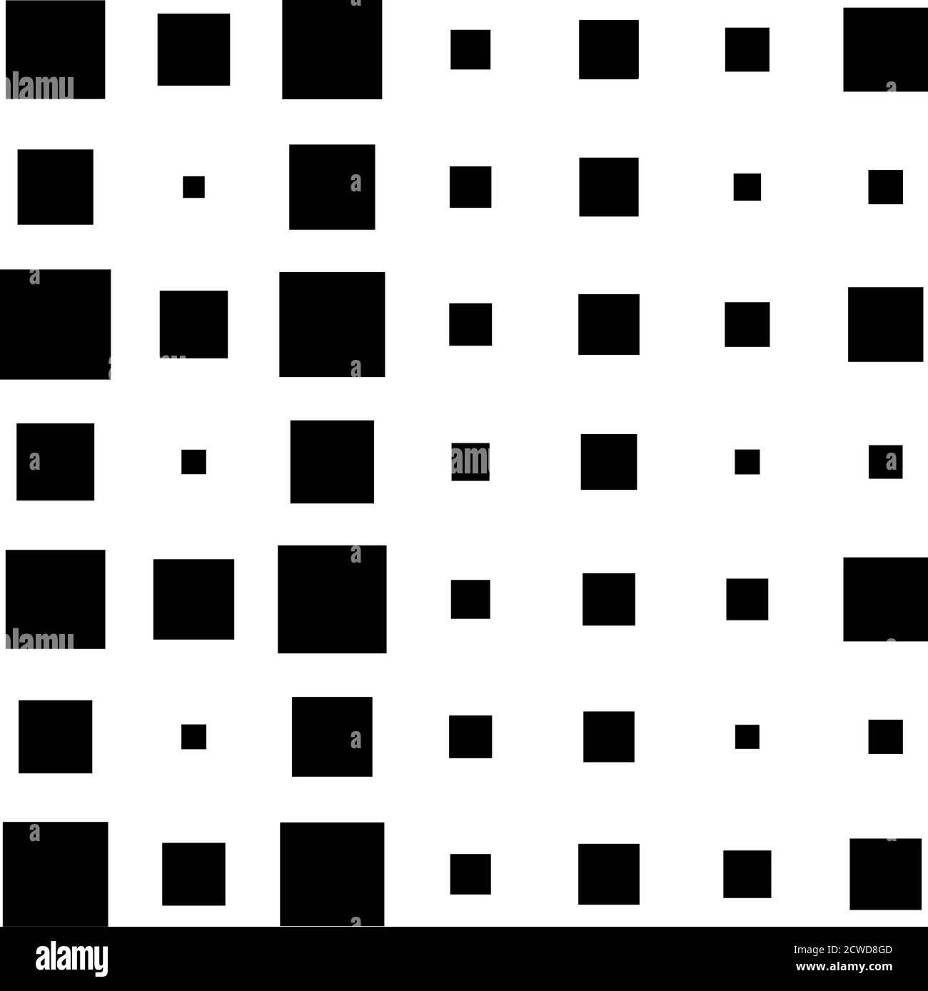 7x7 cube, square geometric arrangement. Square illustration Stock ...