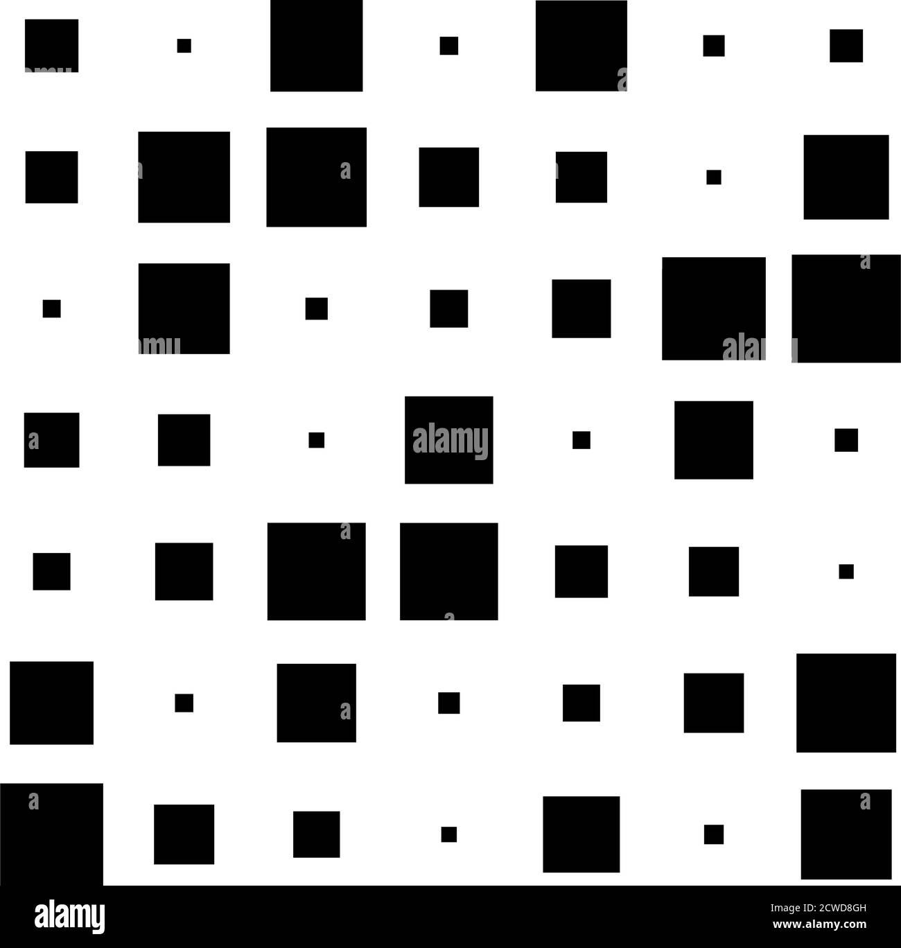 7x7 cube, square geometric arrangement. Square illustration Stock ...