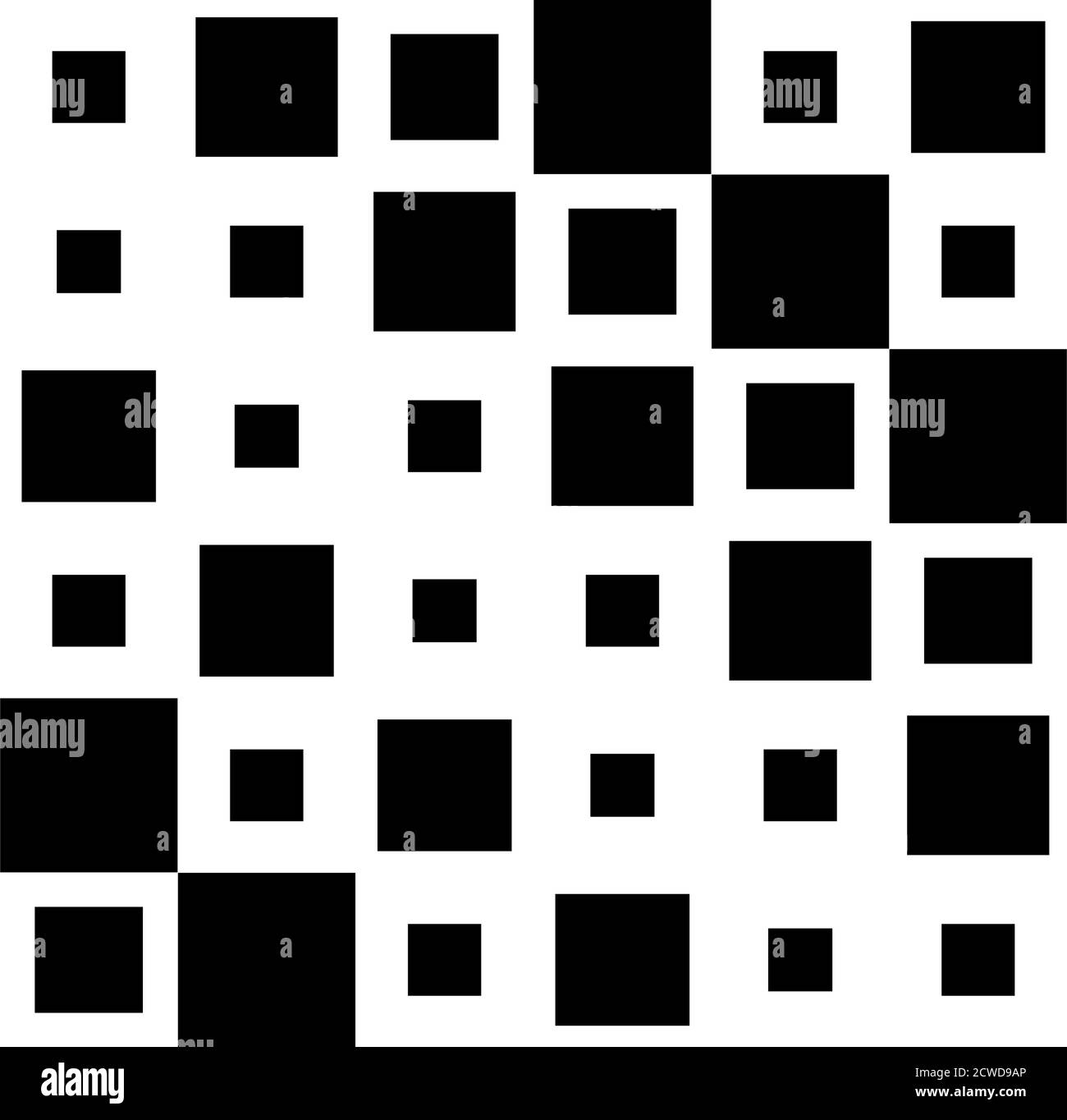 6x6 cube, square geometric arrangement. Square illustration Stock ...