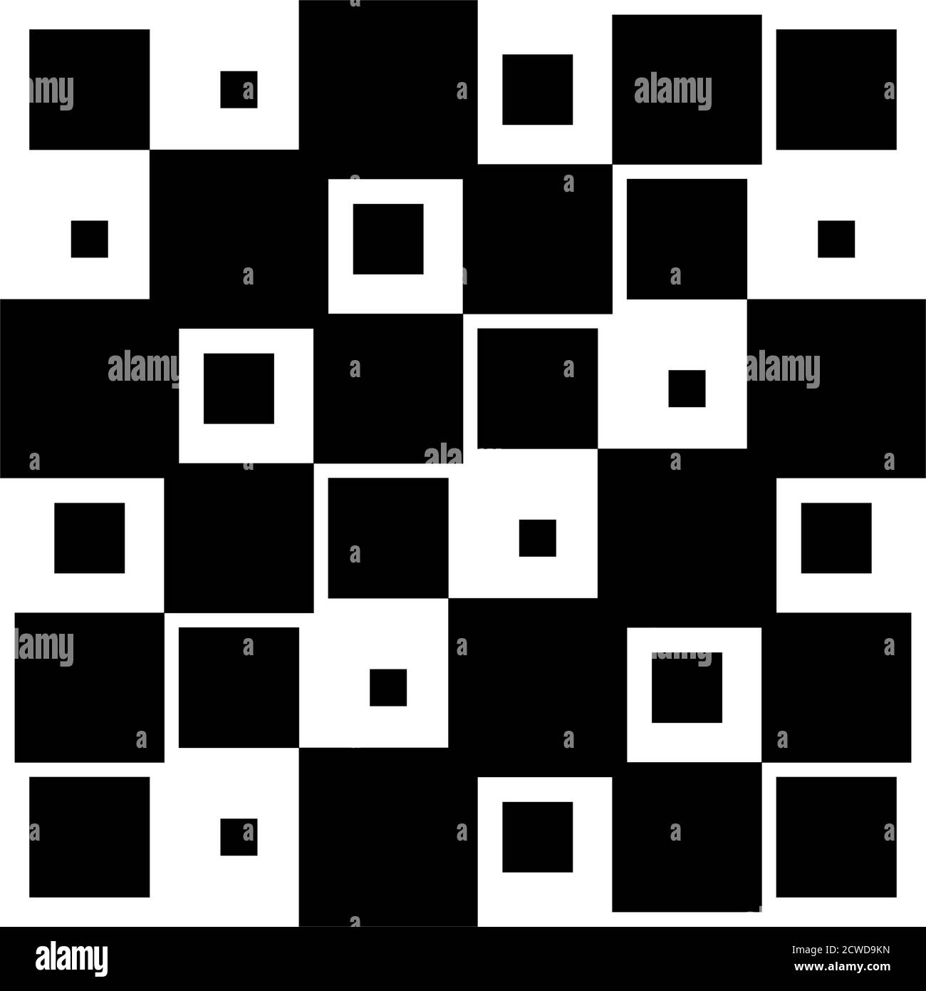6x6 cube, square geometric arrangement. Square illustration Stock ...