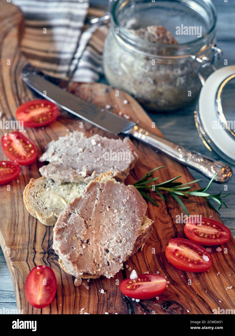 Traditional Polish recipe. Minced and seasoned pork meat preserved in a ...