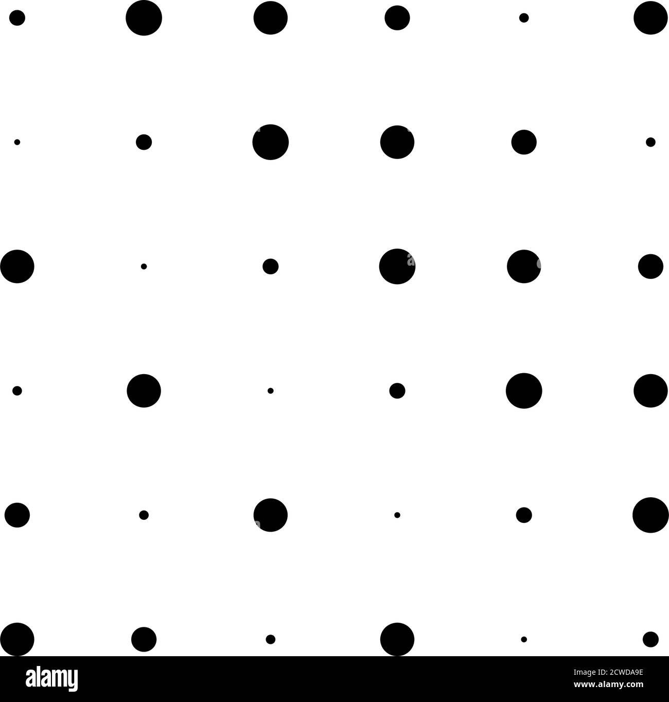 6x6 circles dots variation design. Dotted speckles, freckles. Circles ...