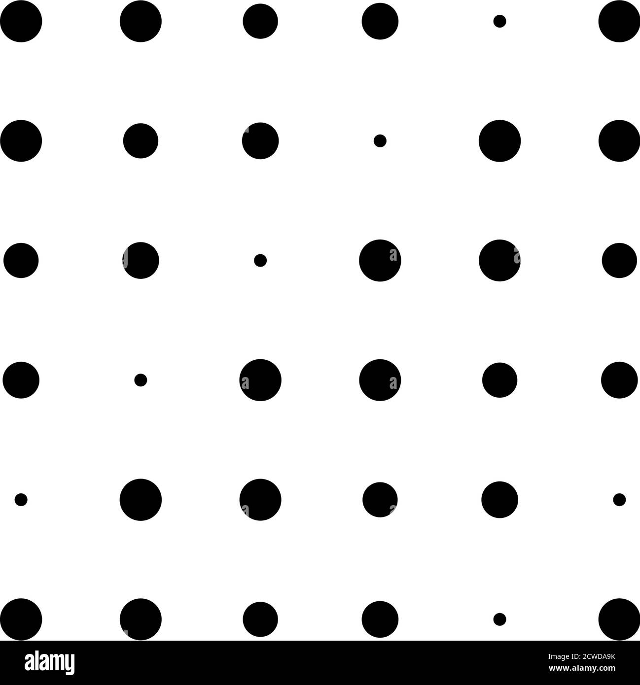 6x6 circles dots variation design. Dotted speckles, freckles. Circles ...