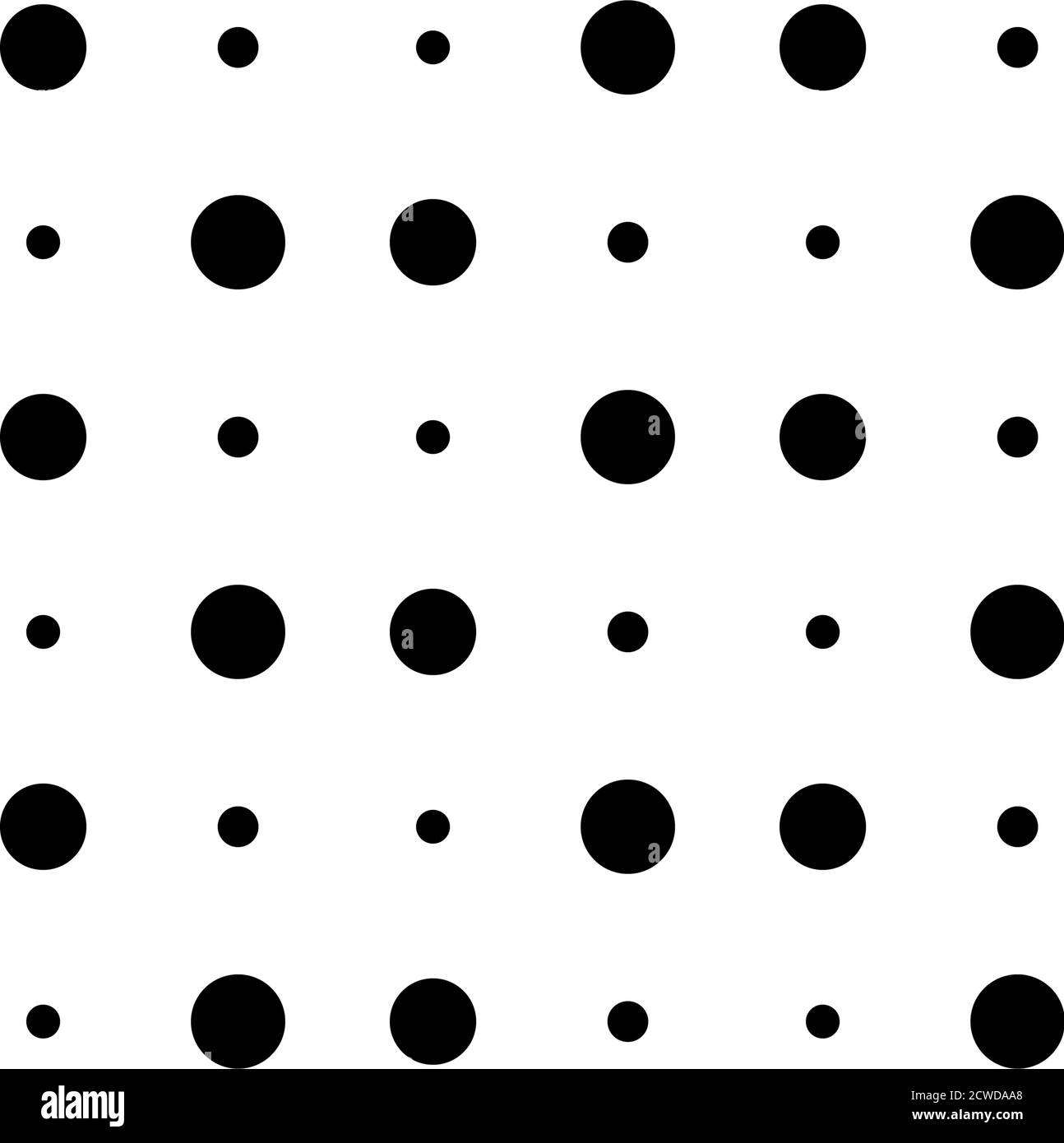 6x6 circles dots variation design. Dotted speckles, freckles. Circles ...