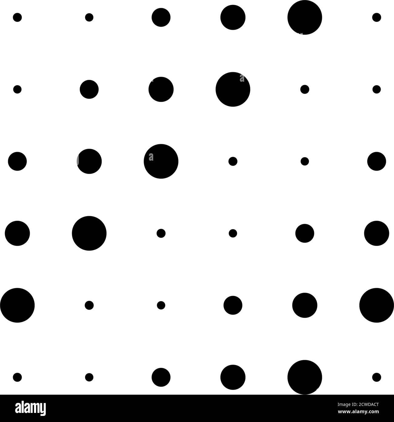 6x6 circles dots variation design. Dotted speckles, freckles. Circles ...