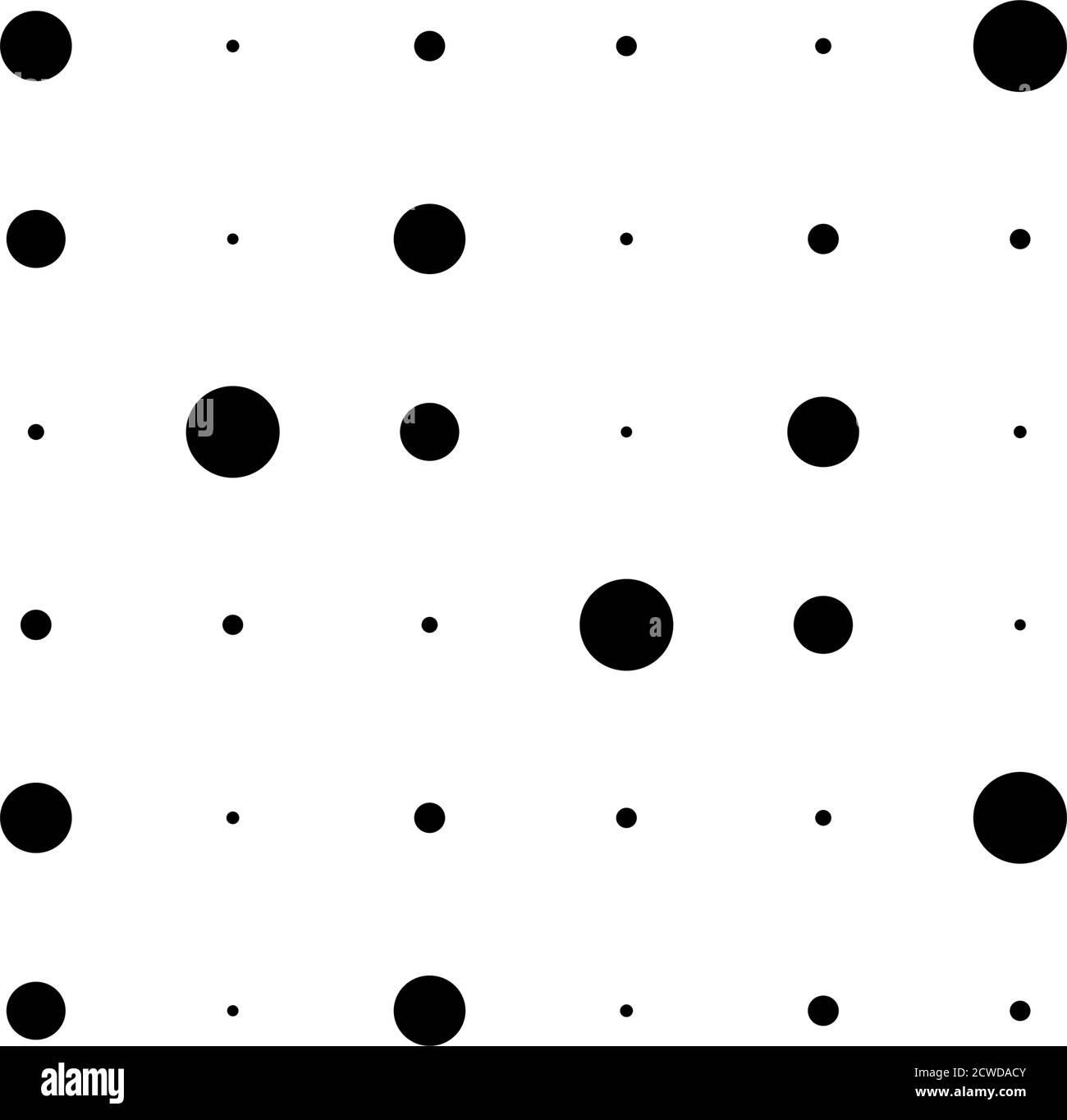 6x6 circles dots variation design. Dotted speckles, freckles. Circles ...
