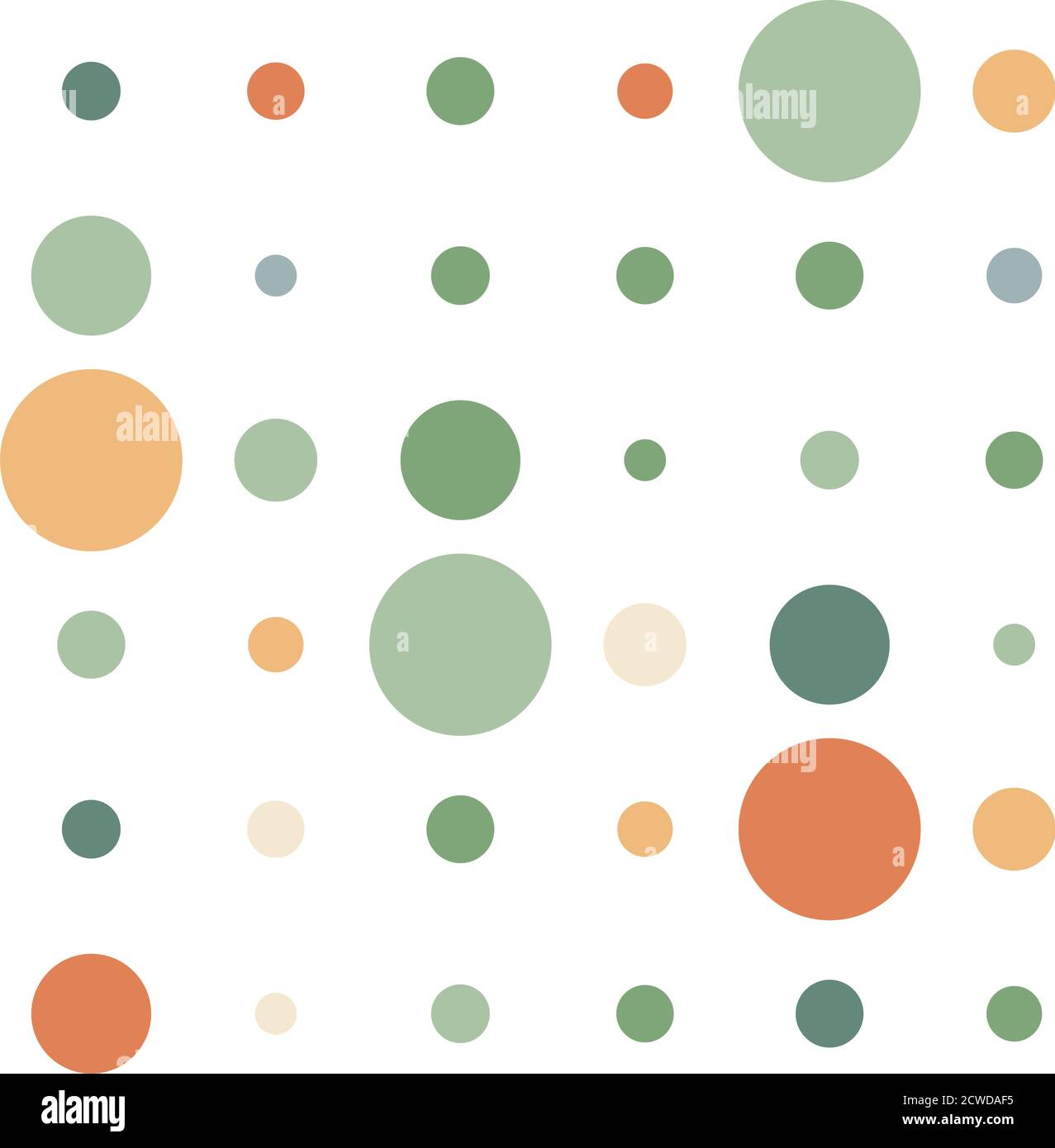 6x6 circles dots variation design. Dotted speckles, freckles. Circles ...