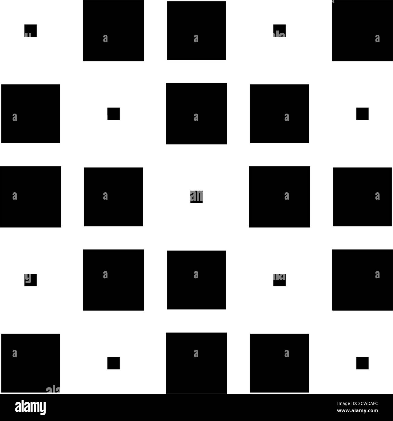 5x5 cube, square geometric arrangement. Square illustration Stock ...