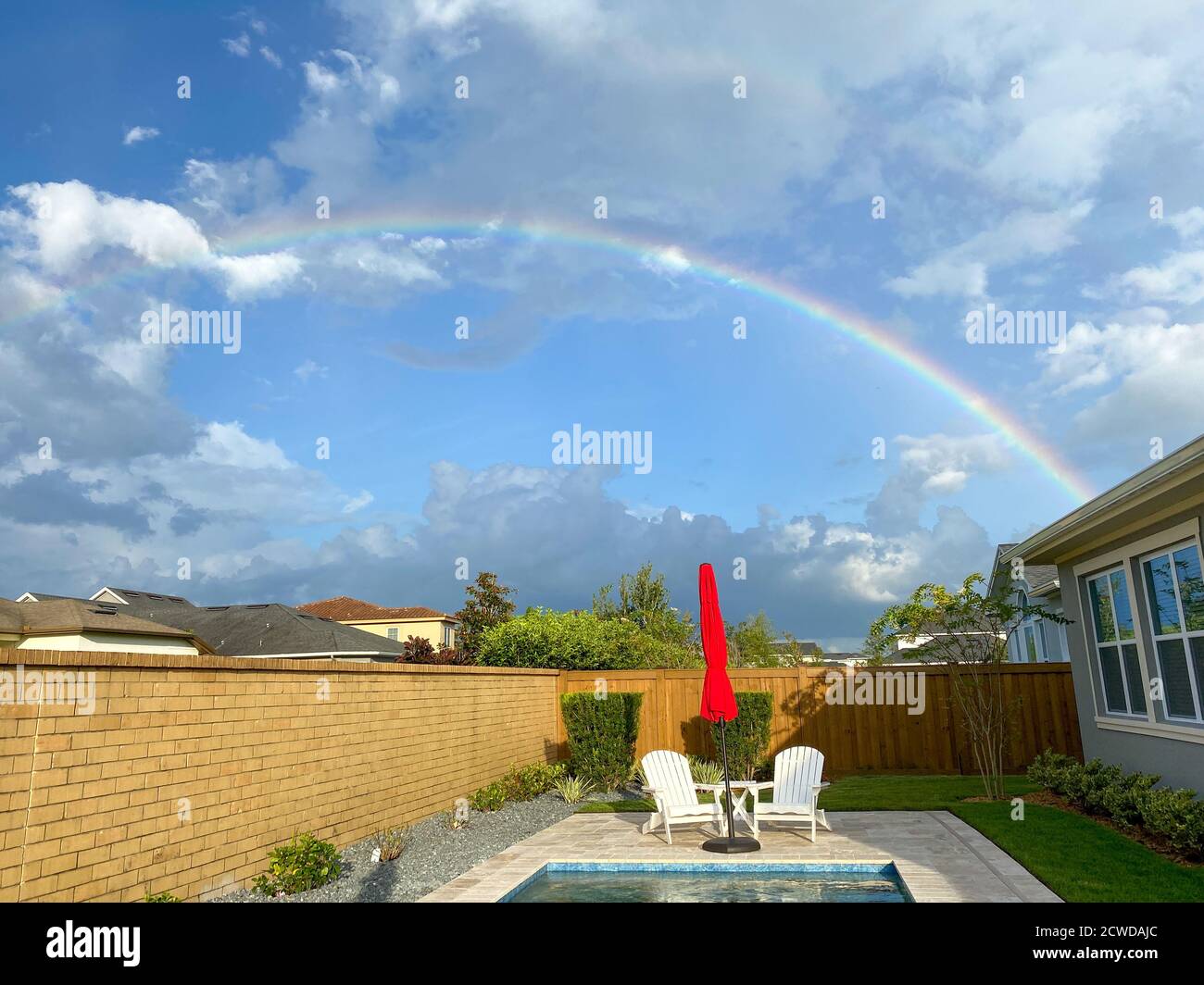 Backyard play pool swimming water hi-res stock photography and images ...