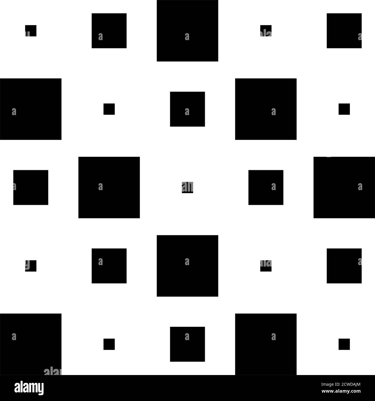 5x5 cube, square geometric arrangement. Square illustration Stock ...