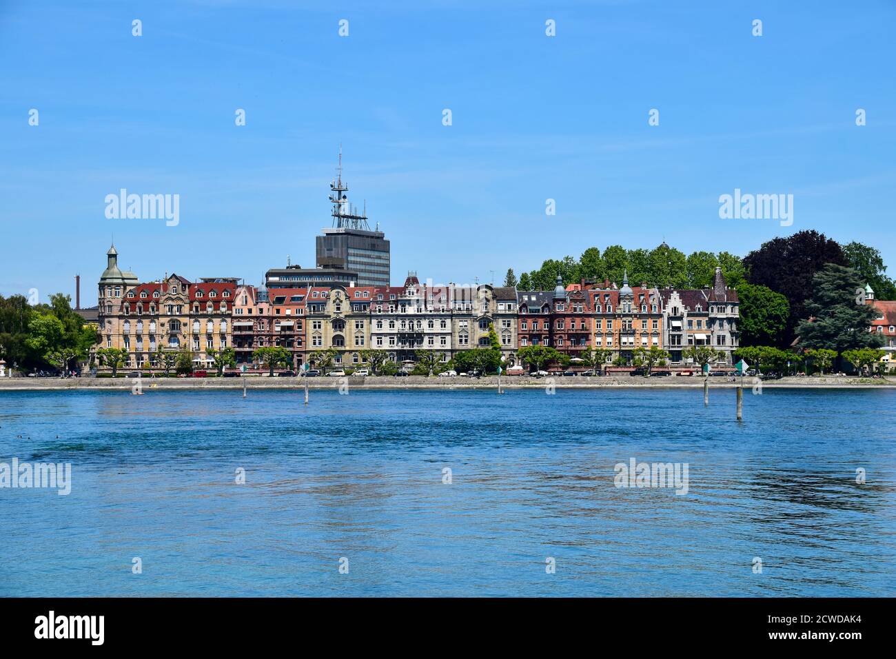 Konstanz, Germany - May 27, 2020: The old city of Konstanz on Lake ...