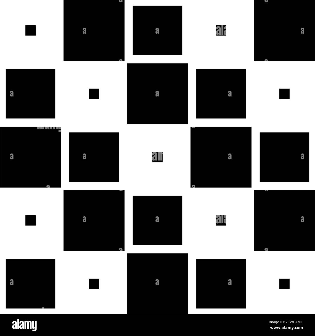 5x5 cube, square geometric arrangement. Square illustration Stock ...