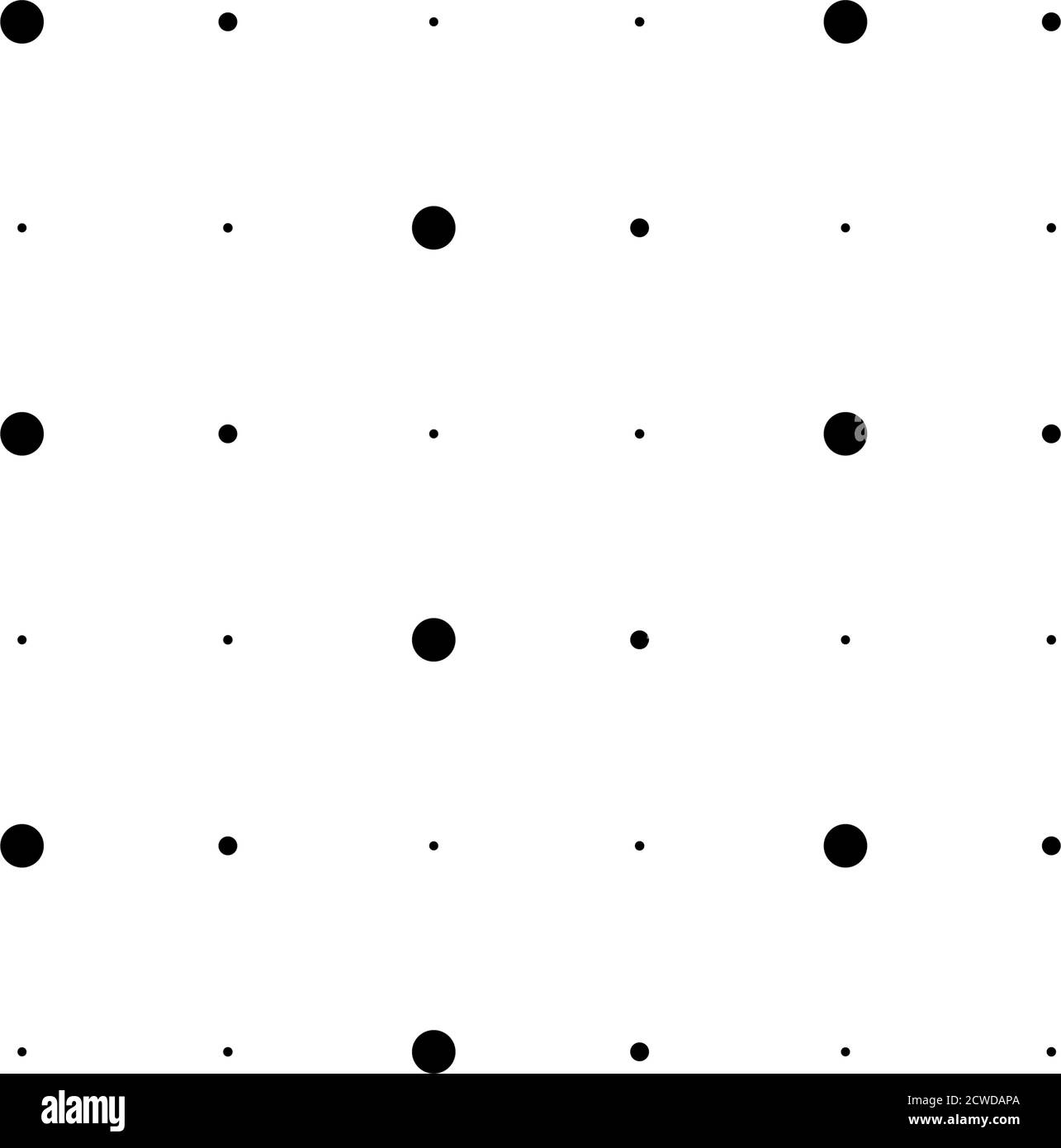 6x6 circles dots variation design. Dotted speckles, freckles. Circles ...