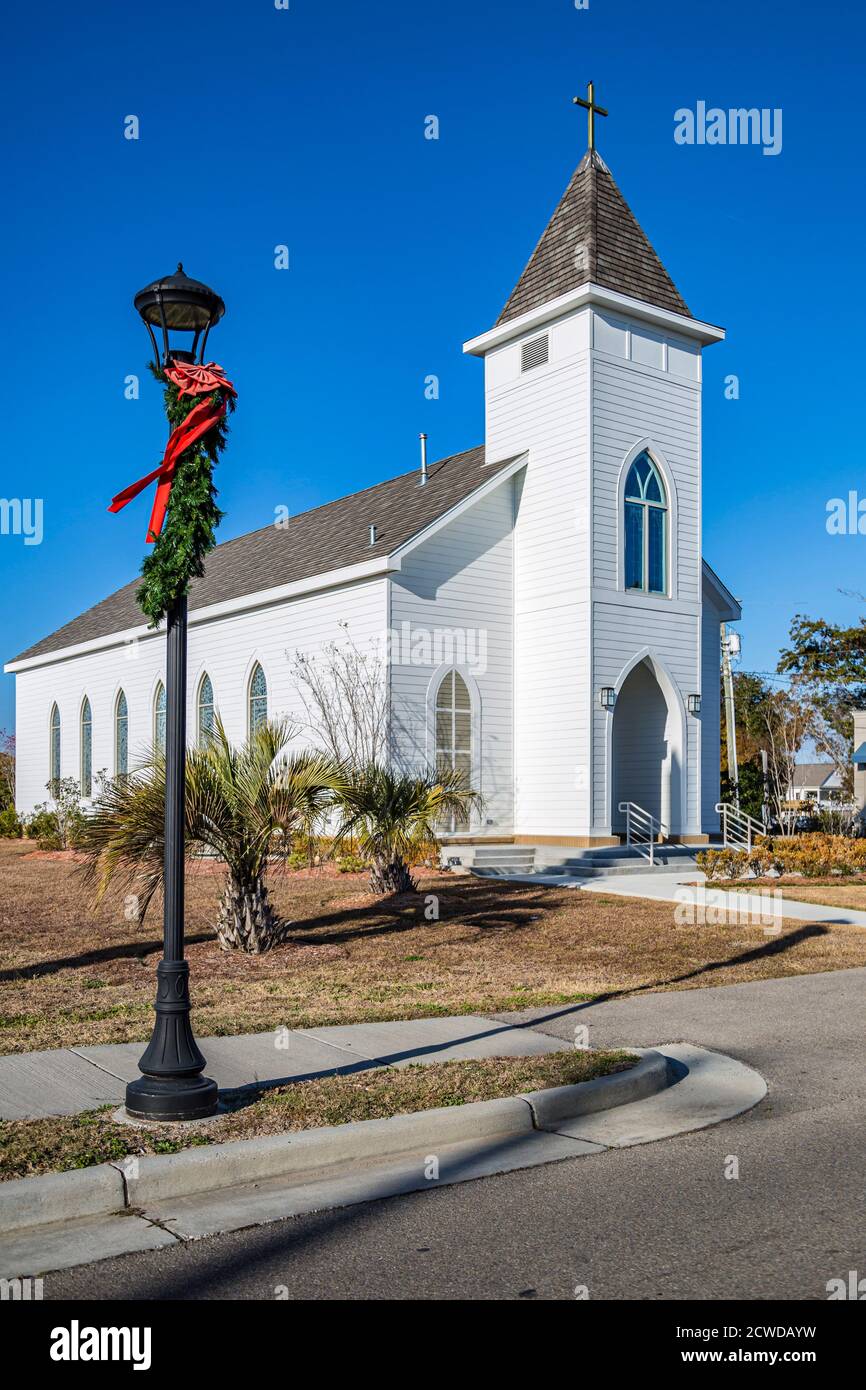 St Paul Catholic Chapel in Pass Christian, Mississippi Stock Photo - Alamy