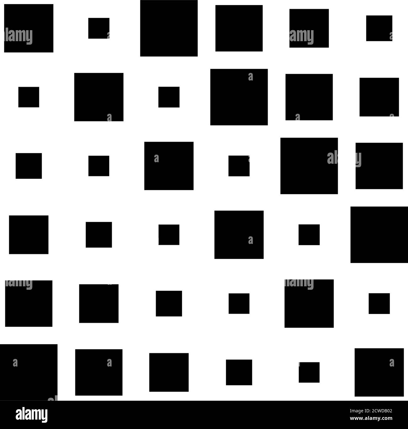 6x6 cube, square geometric arrangement. Square illustration Stock ...