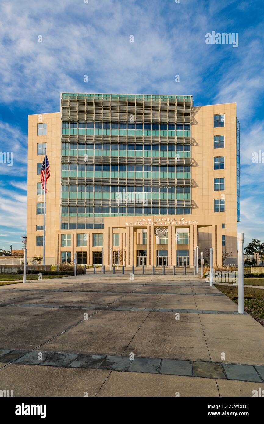 Dan M. Russell Jr. United States Courthouse in Gulfport, Mississippi ...