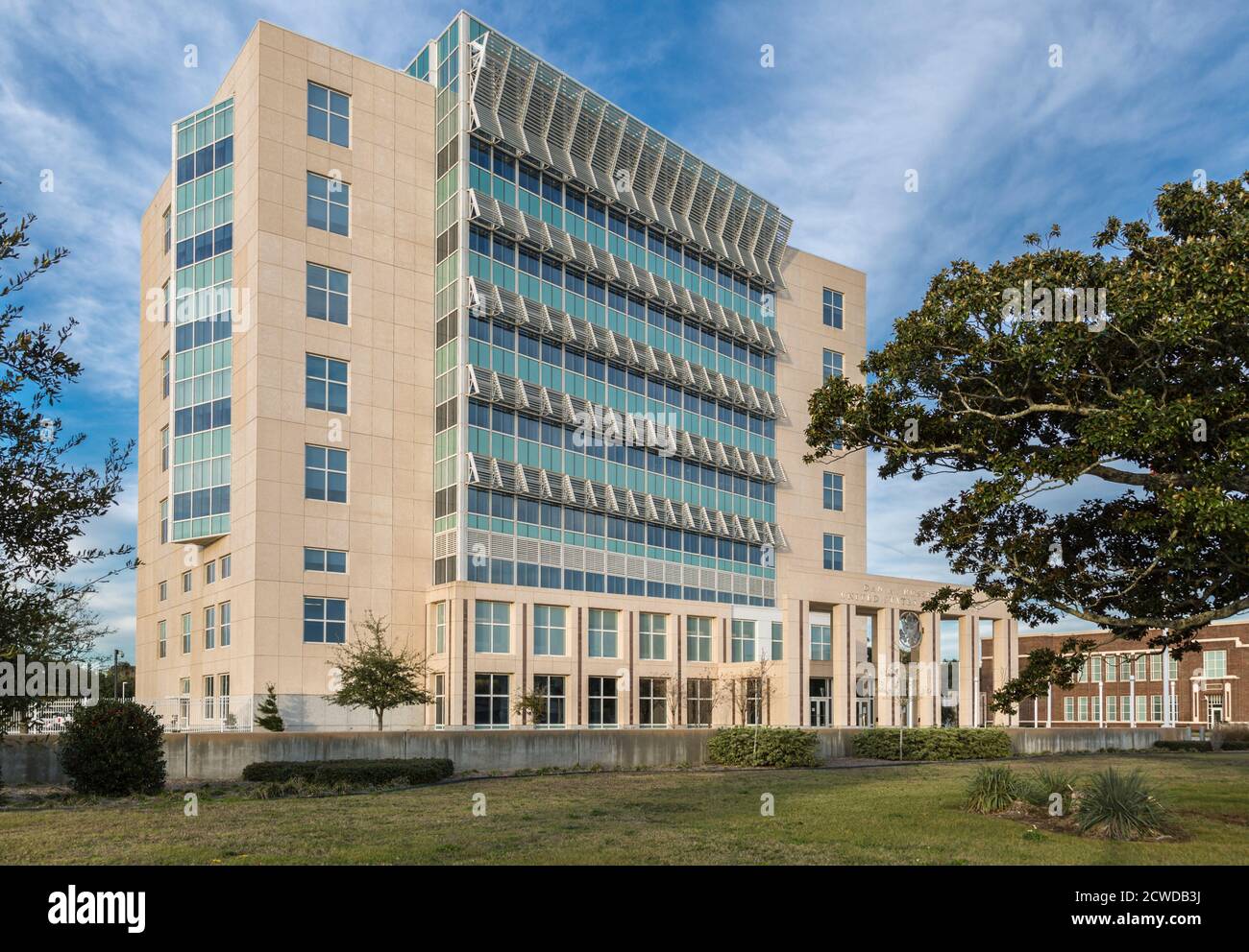 Dan M. Russell Jr. United States Courthouse in Gulfport, Mississippi ...