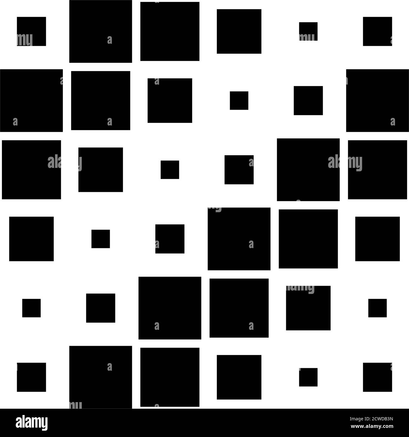 6x6 cube, square geometric arrangement. Square illustration Stock ...