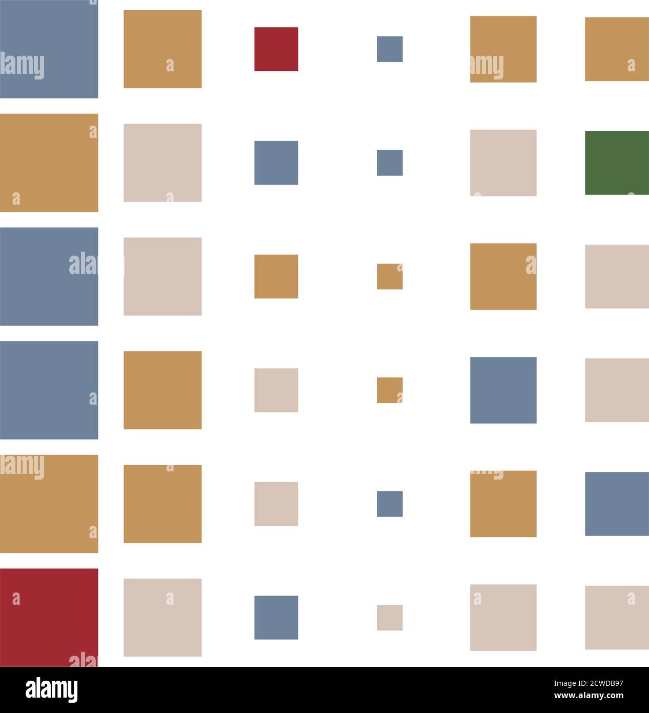 6x6 cube, square geometric arrangement. Square illustration Stock ...