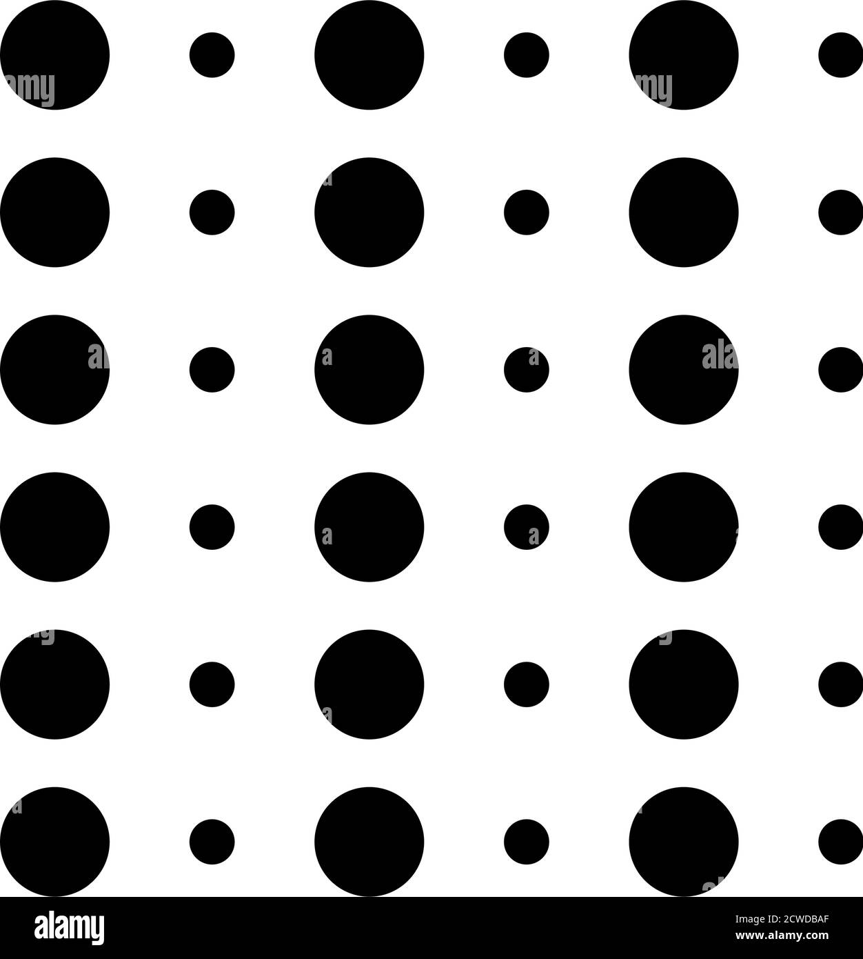 6x6 circles dots variation design. Dotted speckles, freckles. Circles ...