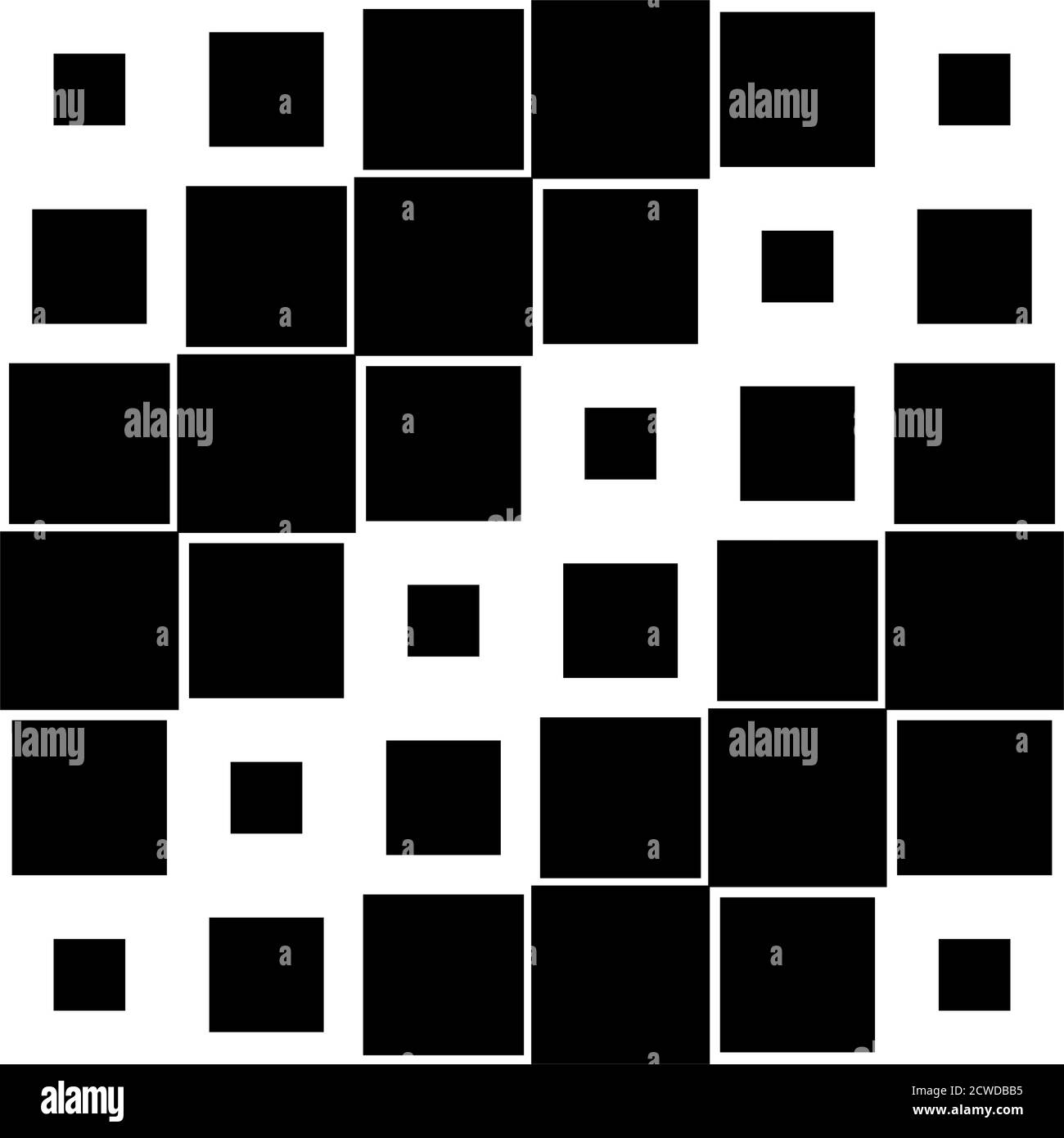 6x6 cube, square geometric arrangement. Square illustration Stock ...